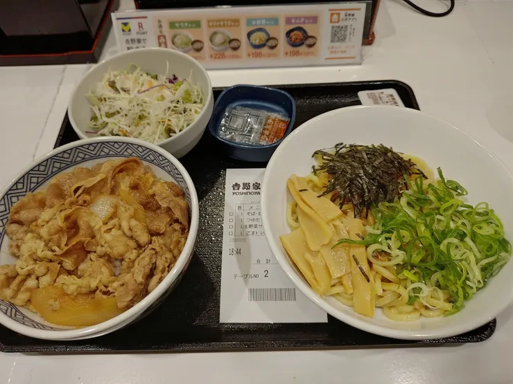 吉野家「牛丼・油そばセット」 | TORQUE STYLE